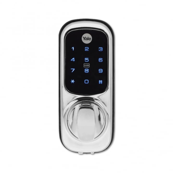 Chrome Plated YD-01-CON-NOMOD-CH Keyless Connected Smart Lock