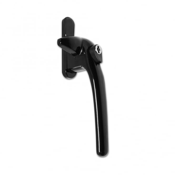 Black Adaptable Cockspur Window Handle Kit - Right Hand