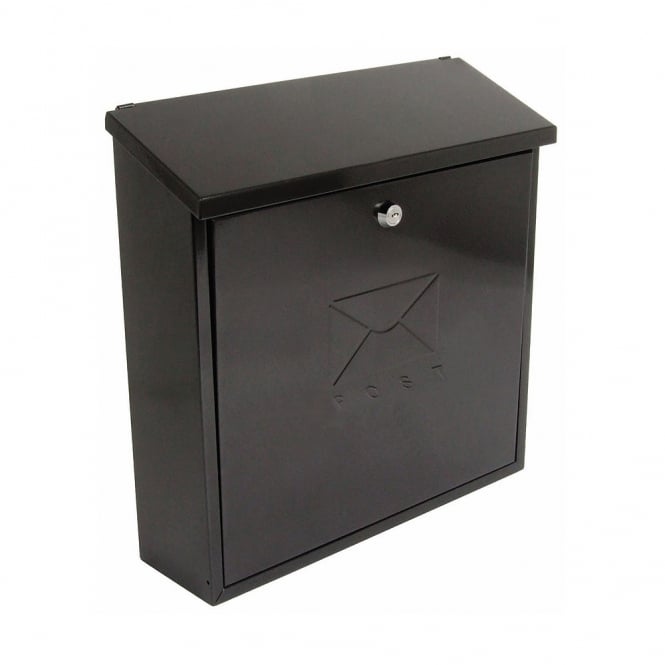 Black Contemporary Post Box