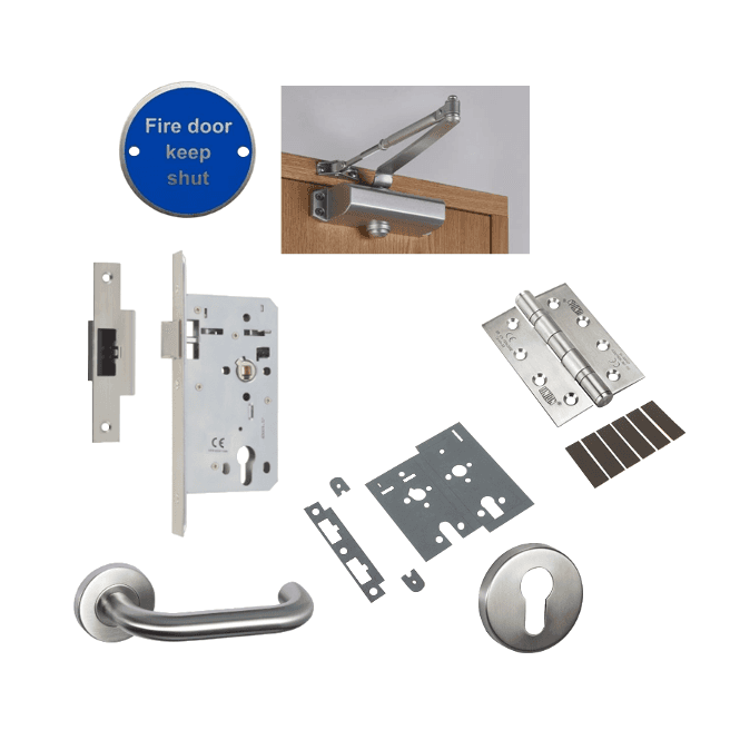Stainless Steel 85mm JL2C212R DIN Euro Sashcase - SQ